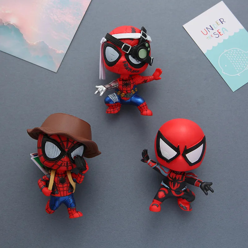 Designové 3D magnety na ledničku Spiderman - 3 ks